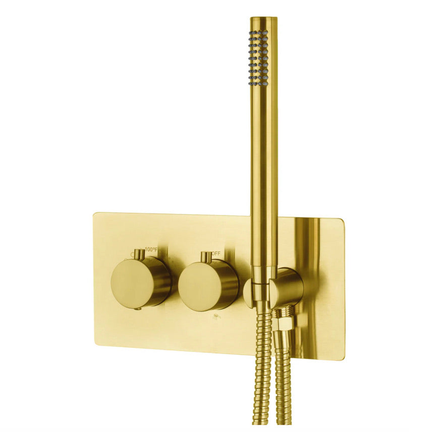 Brushed Gold Shower Mixers – StudioModern.us
